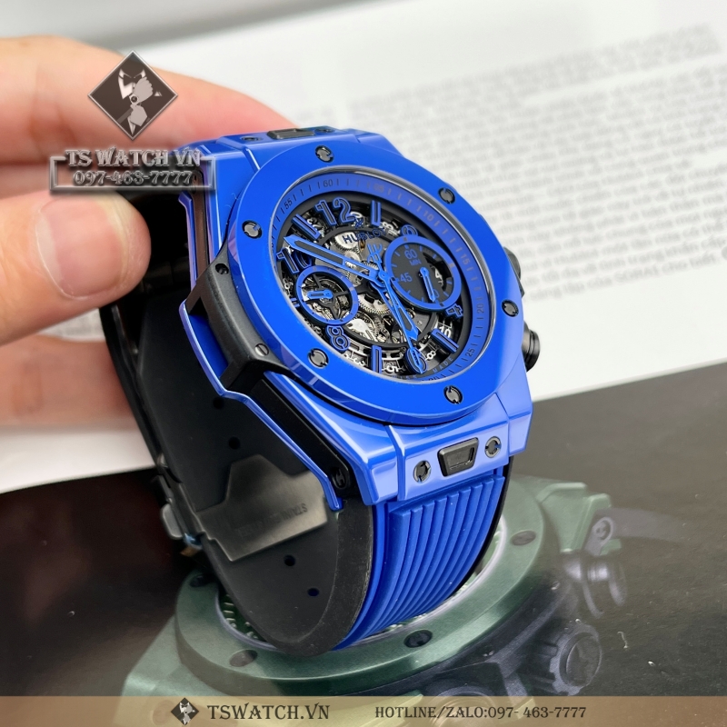 Hublot Big Bang Unico Blue Magic Limited Edition Chronograph 45MM Vỏ ...